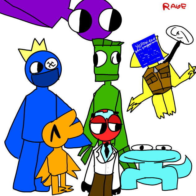 Rainbow Friends - ibisPaint