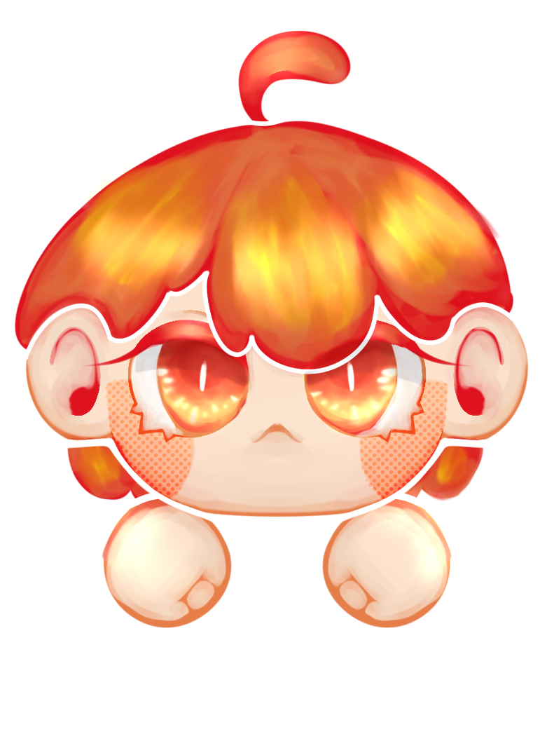 orange, yellow and red - ibisPaint