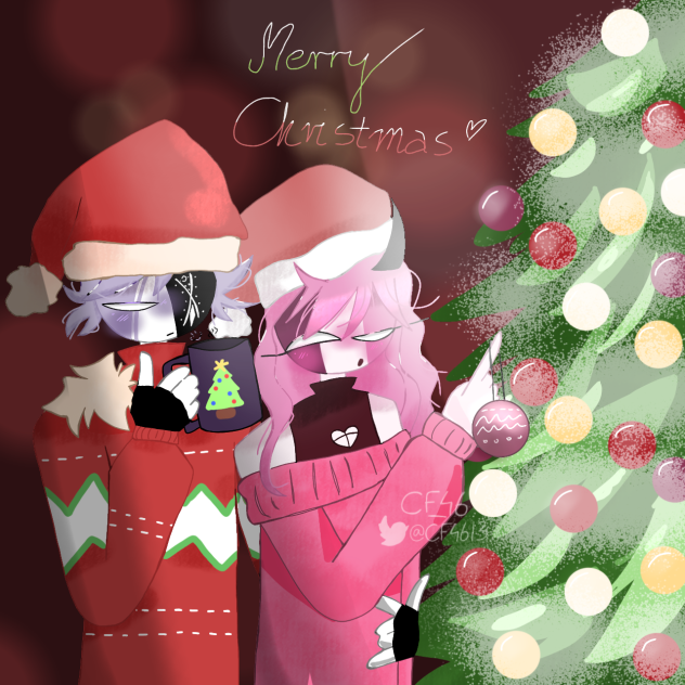 Christmas2021 with Sarv & Ruv🎄🎁💜 - ibisPaint