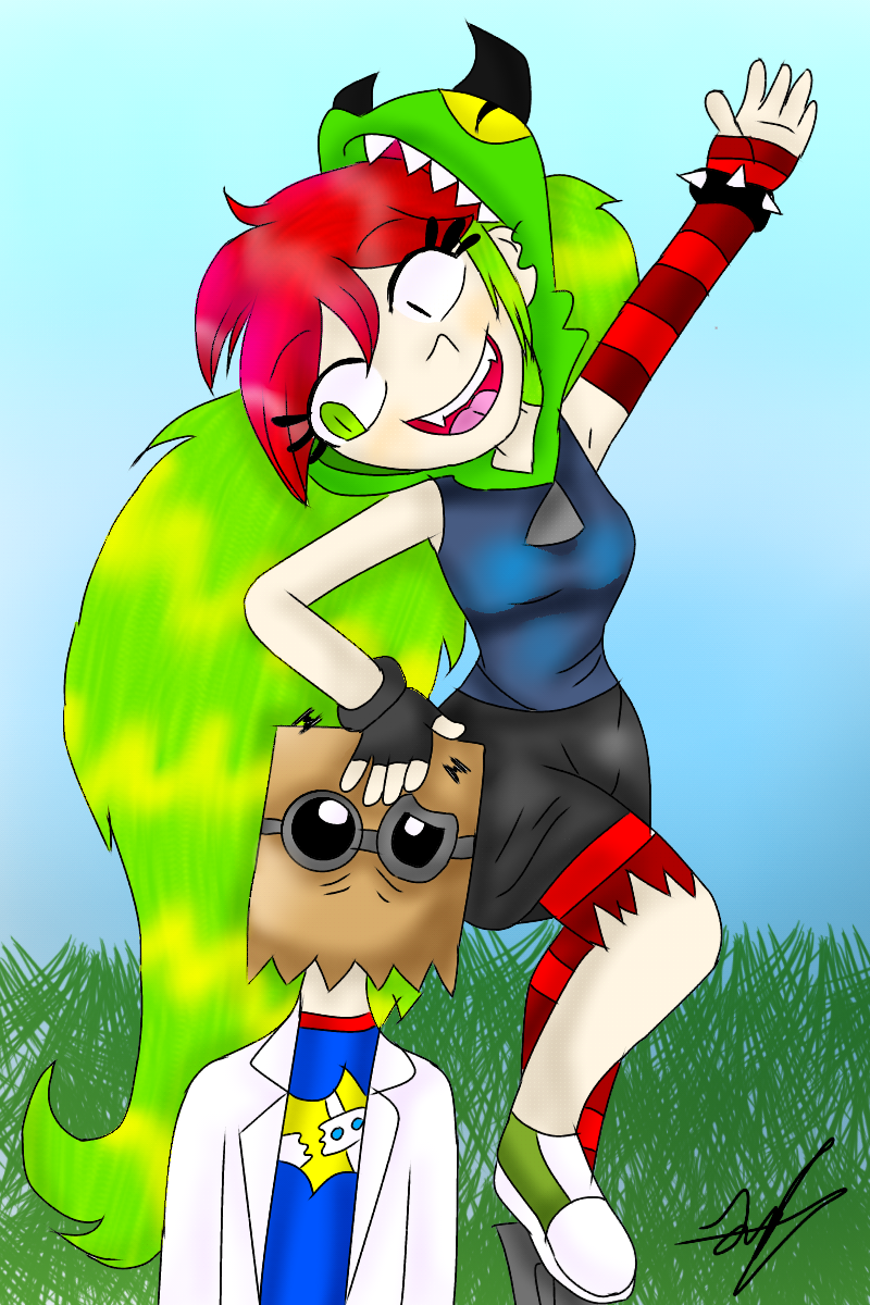 Demencia y Dr Flug ~Dibujo ~ - ibisPaint