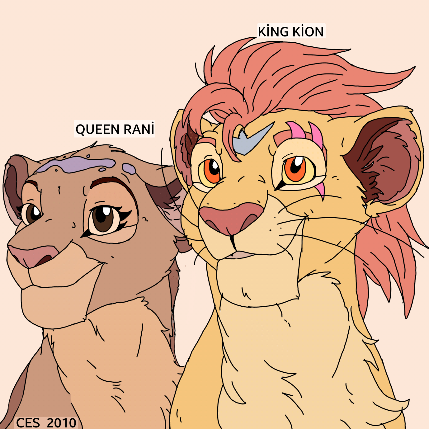KİNG KİON and QUEEN RANİ - ibisPaint