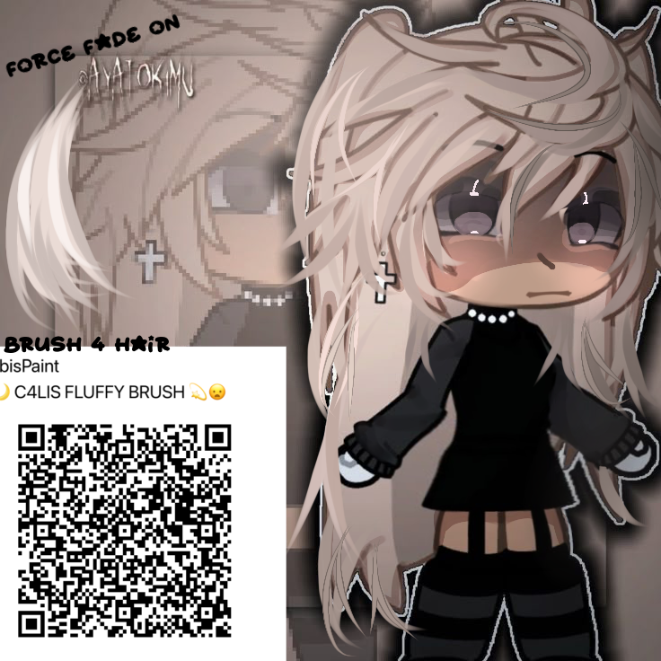 Fluffy hair brush - ibisPaint