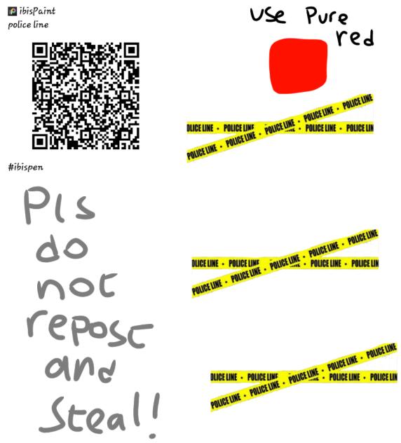 police line - ibisPaint