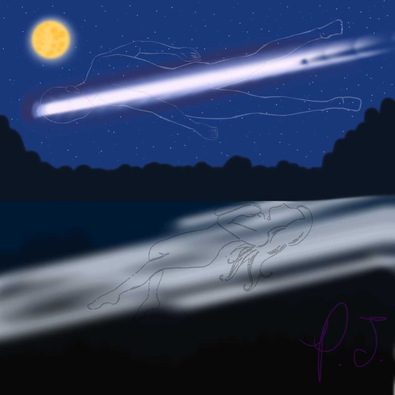 Shine on me like a shooting star - ibisPaint