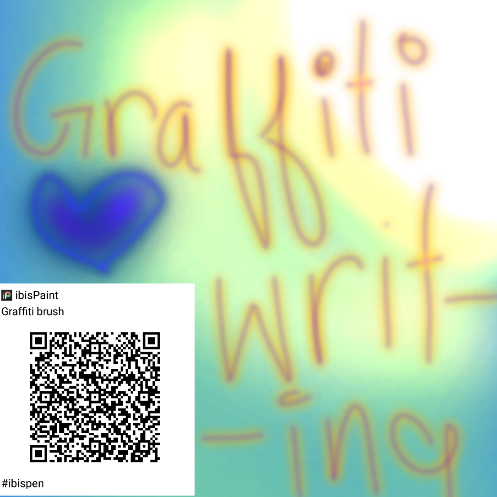 Graffiti brush QR code - ibisPaint