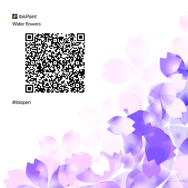 Water flowers brush 🪷 - ibisPaint