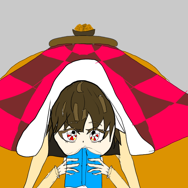 彼女はおやつを食べるようです She is eat snack! - ibisPaint