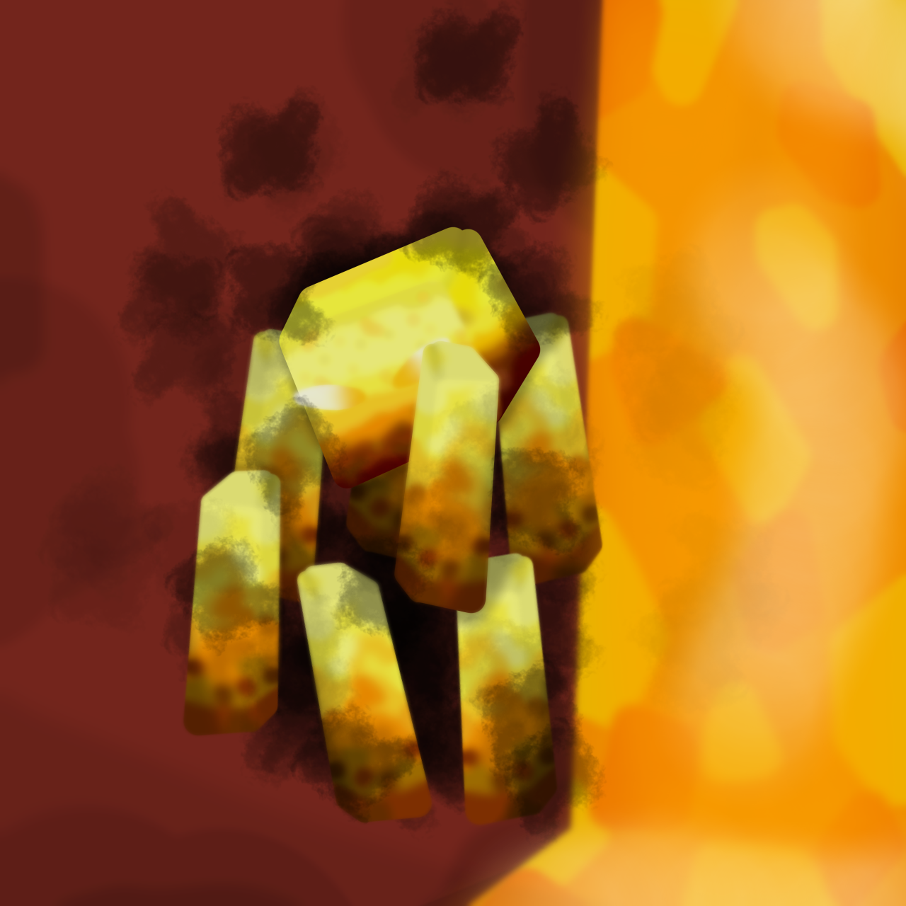 Minecraft Blaze - ibisPaint