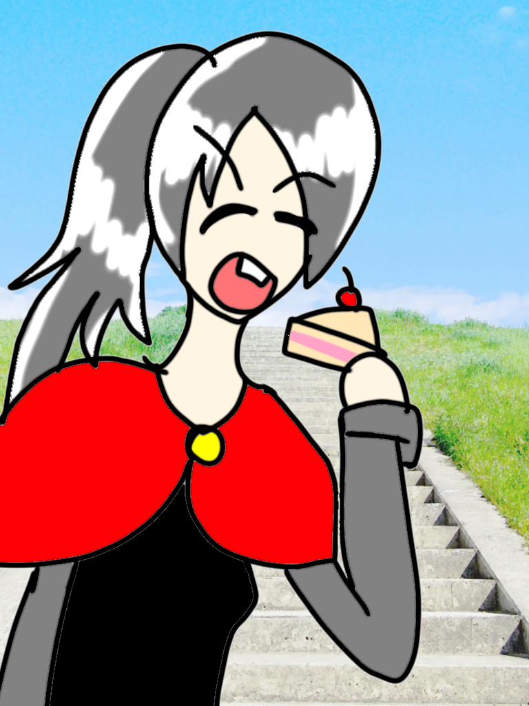 cake cherry - ibisPaint