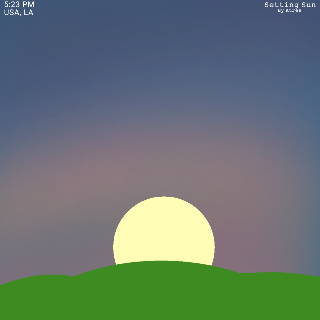 Setting Sun - ibisPaint