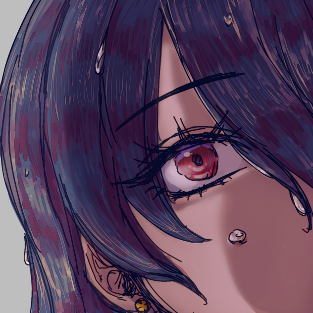 The sorrow that can't fade away - ibisPaint