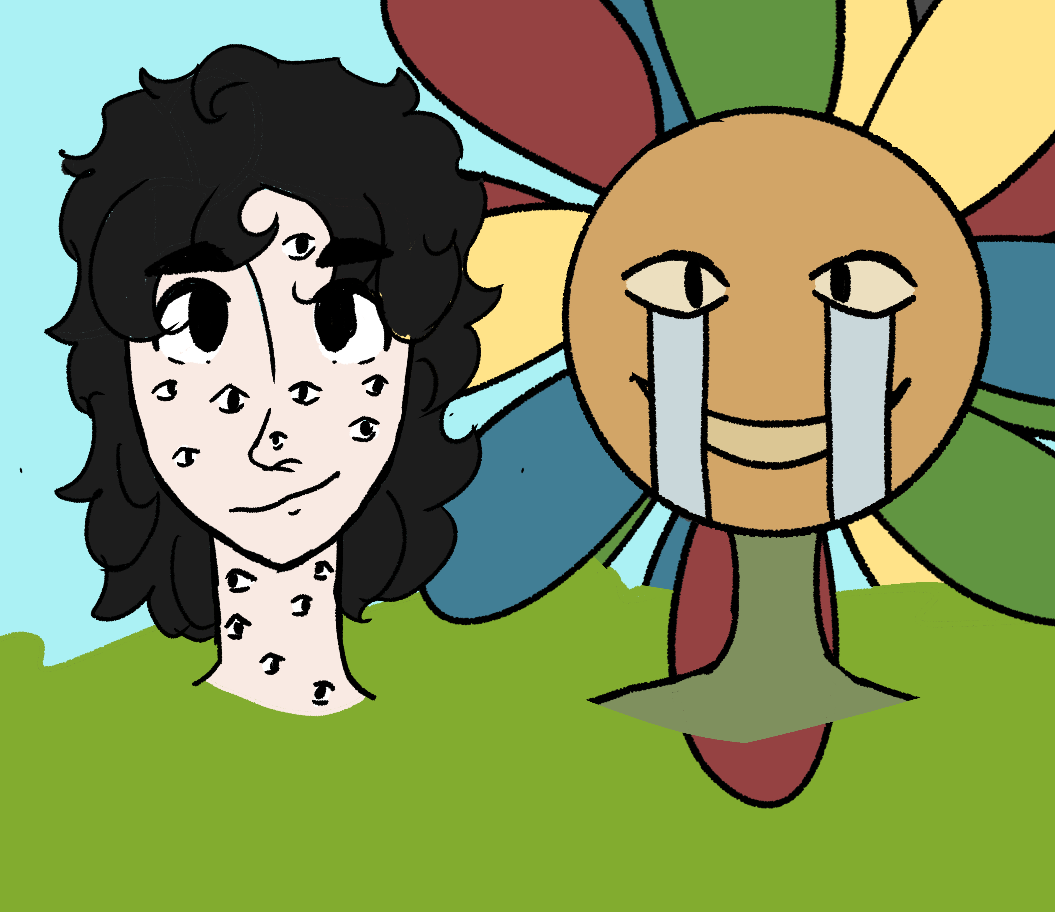 Argos and Mr plant fanart - ibisPaint