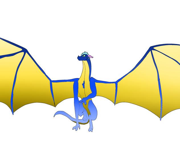Nightwing lightwing hybrid dragon - ibisPaint