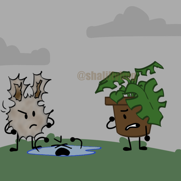 random fake bfdi screenshot w ocs - ibisPaint