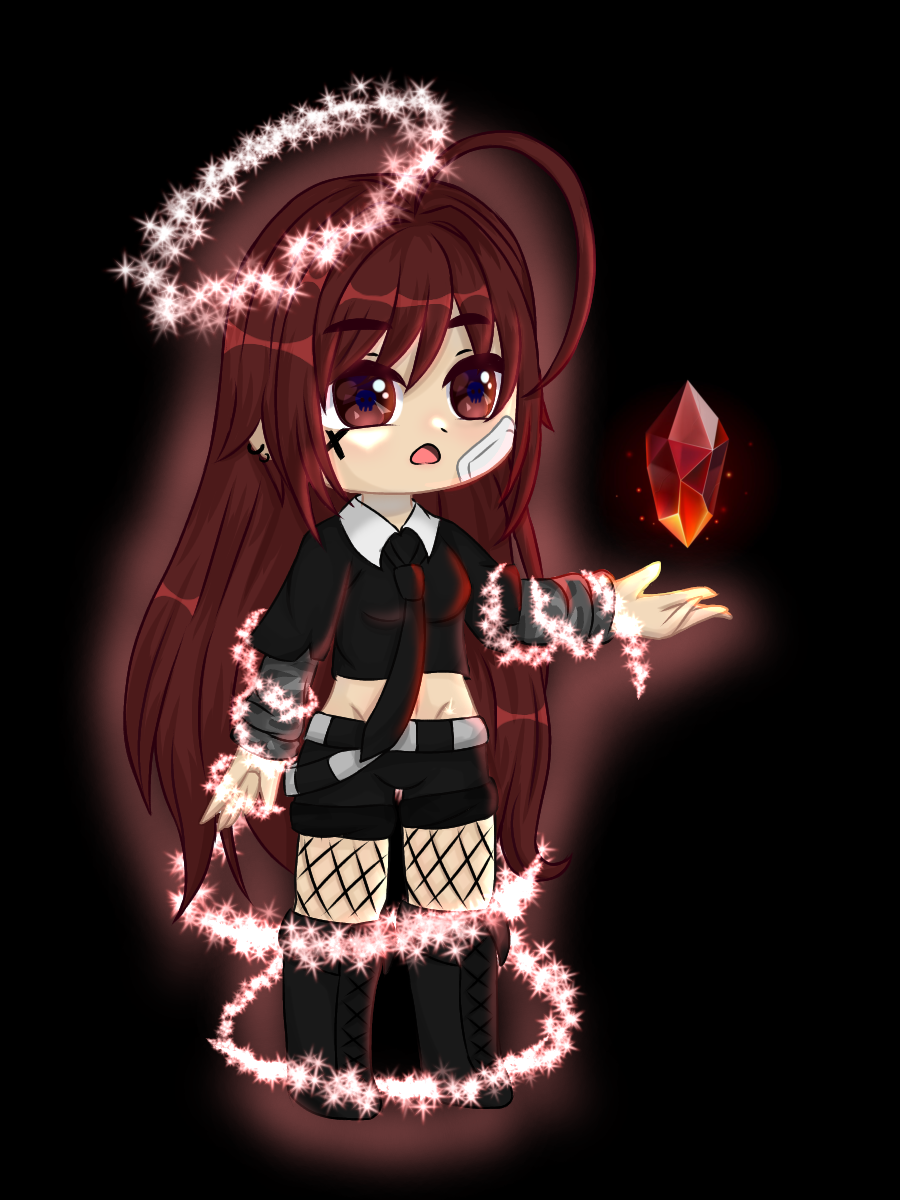 Gacha life power of crystals - ibisPaint