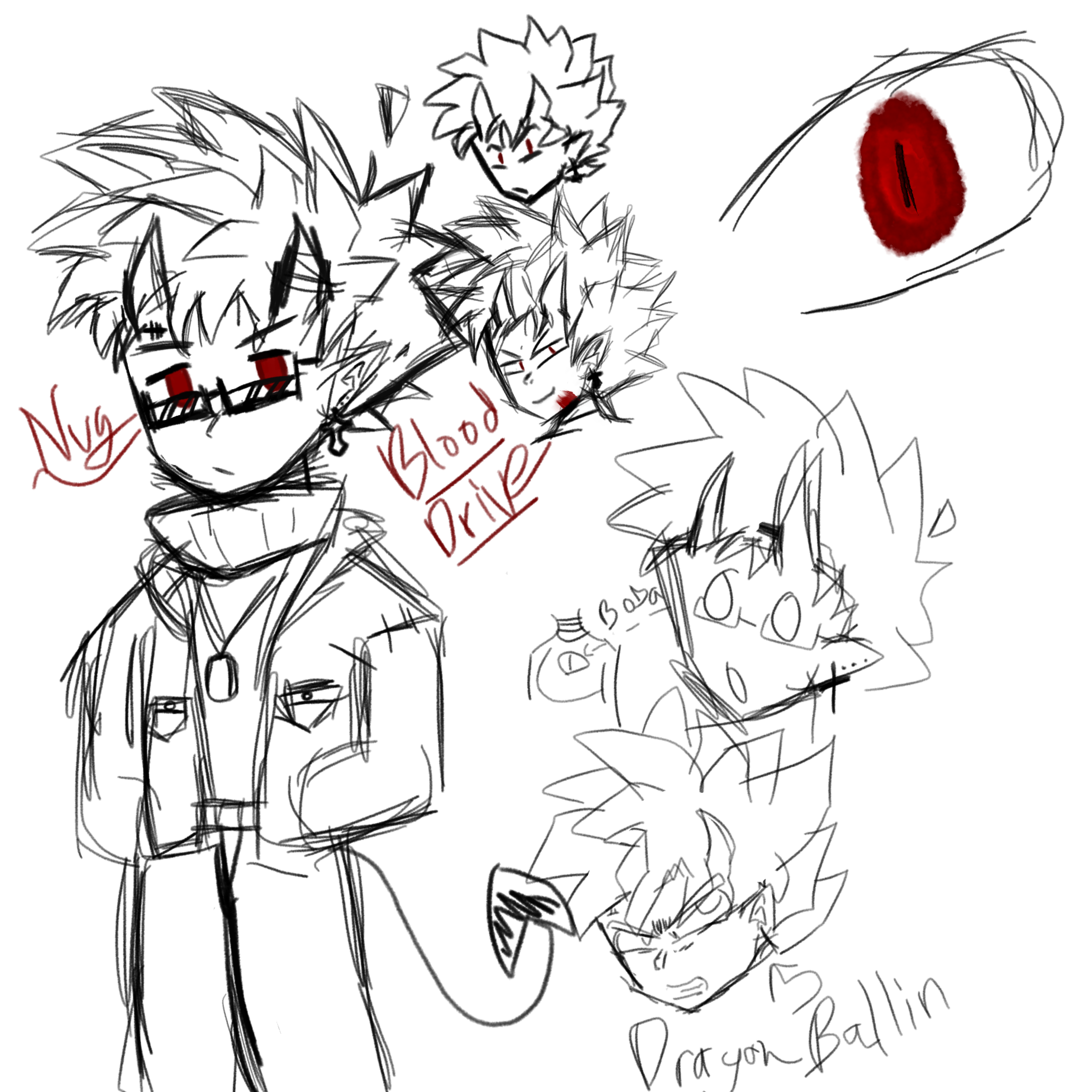 Nug (edgy demon persona) - ibisPaint