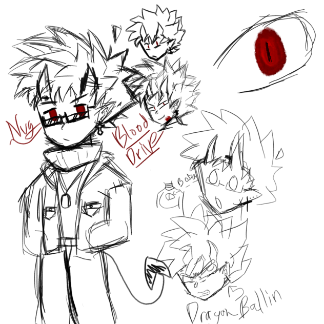 Nug (edgy demon persona) - ibisPaint