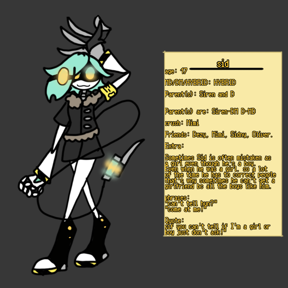 Siren and D's son Sid - ibisPaint