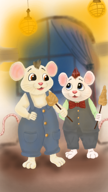 Country Mouse and City Mouse - ibisPaint