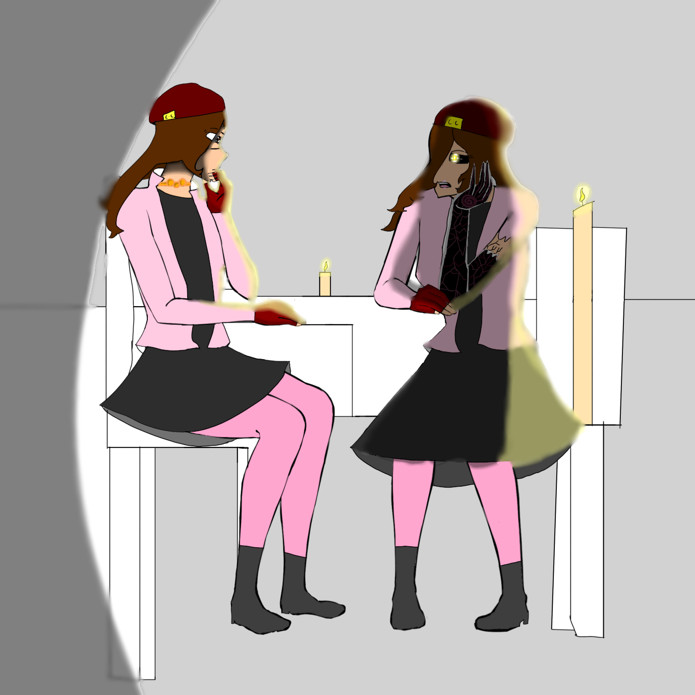 Shy artist and infinite shy artist talk. - ibisPaint