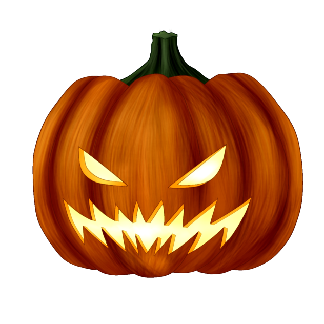 Halloween night pumpkin lantern - ibisPaint