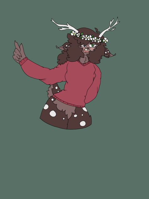 Floral my Faun OC - ibisPaint