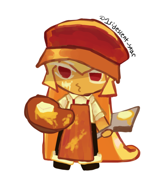 Butter pretzel cookie - ibisPaint