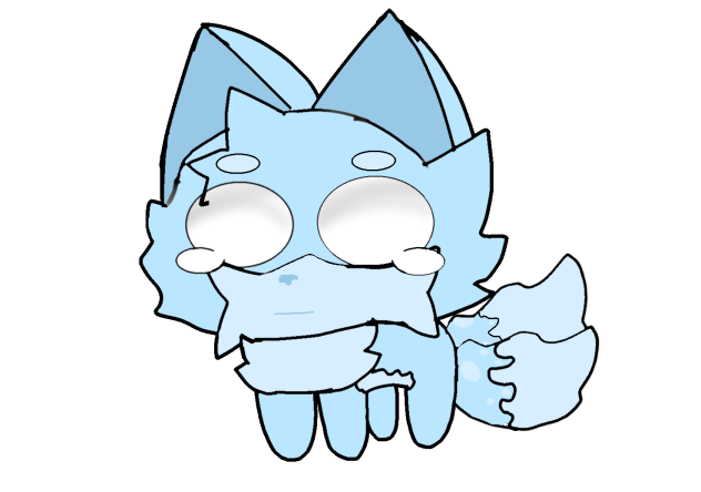 Yippee ghostfox Kaiju paradise - ibisPaint