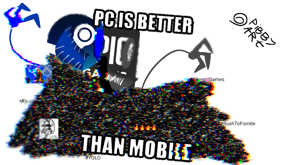 Corrupted EpicGames Monster Form - ibisPaint