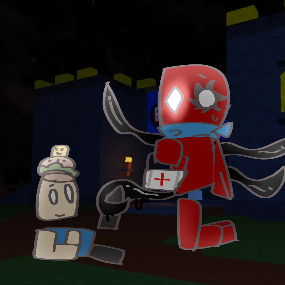 Dad, you need a medkid, right？ - ibisPaint