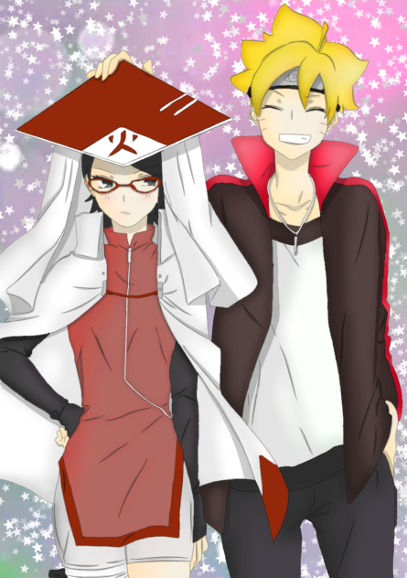 boruto♥️sarada - ibisPaint
