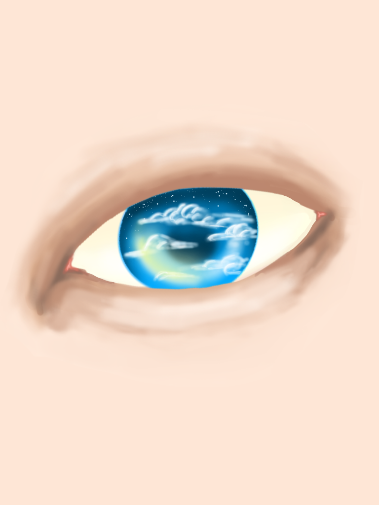 Sky Blue Eyes Speedpaint - ibisPaint