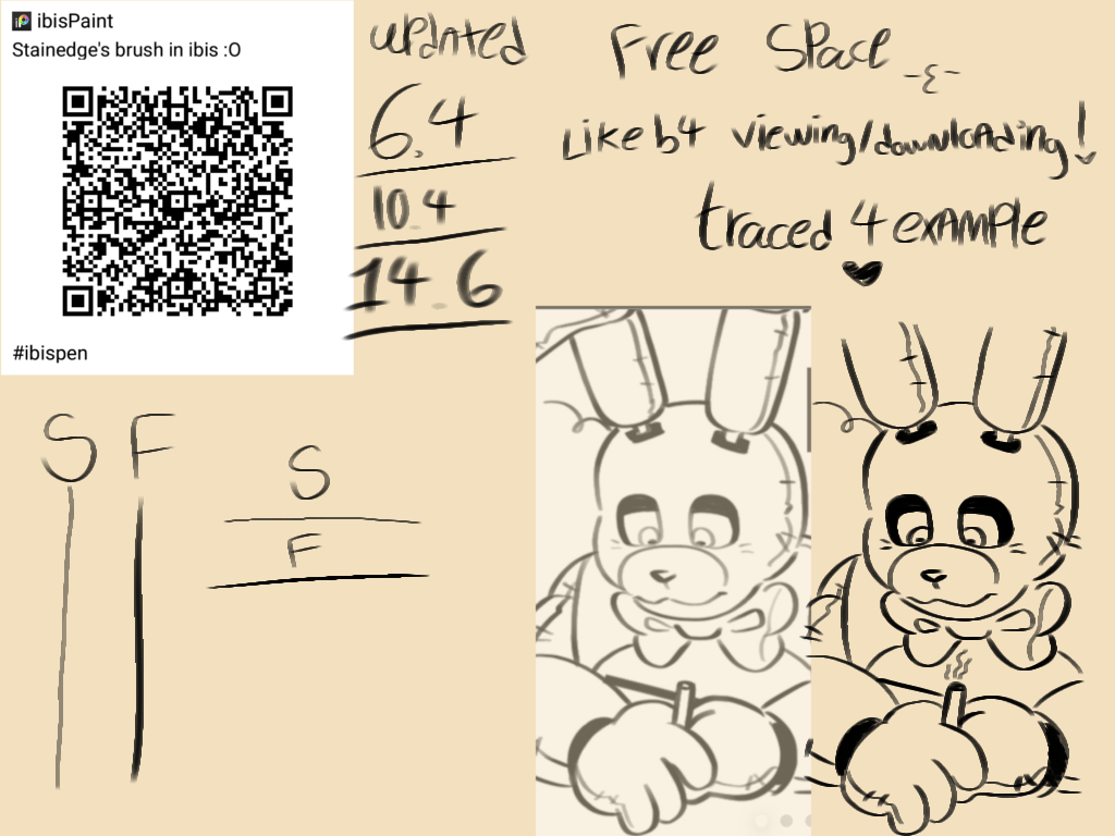 Stainedge's brush in ibis x33 - ibisPaint