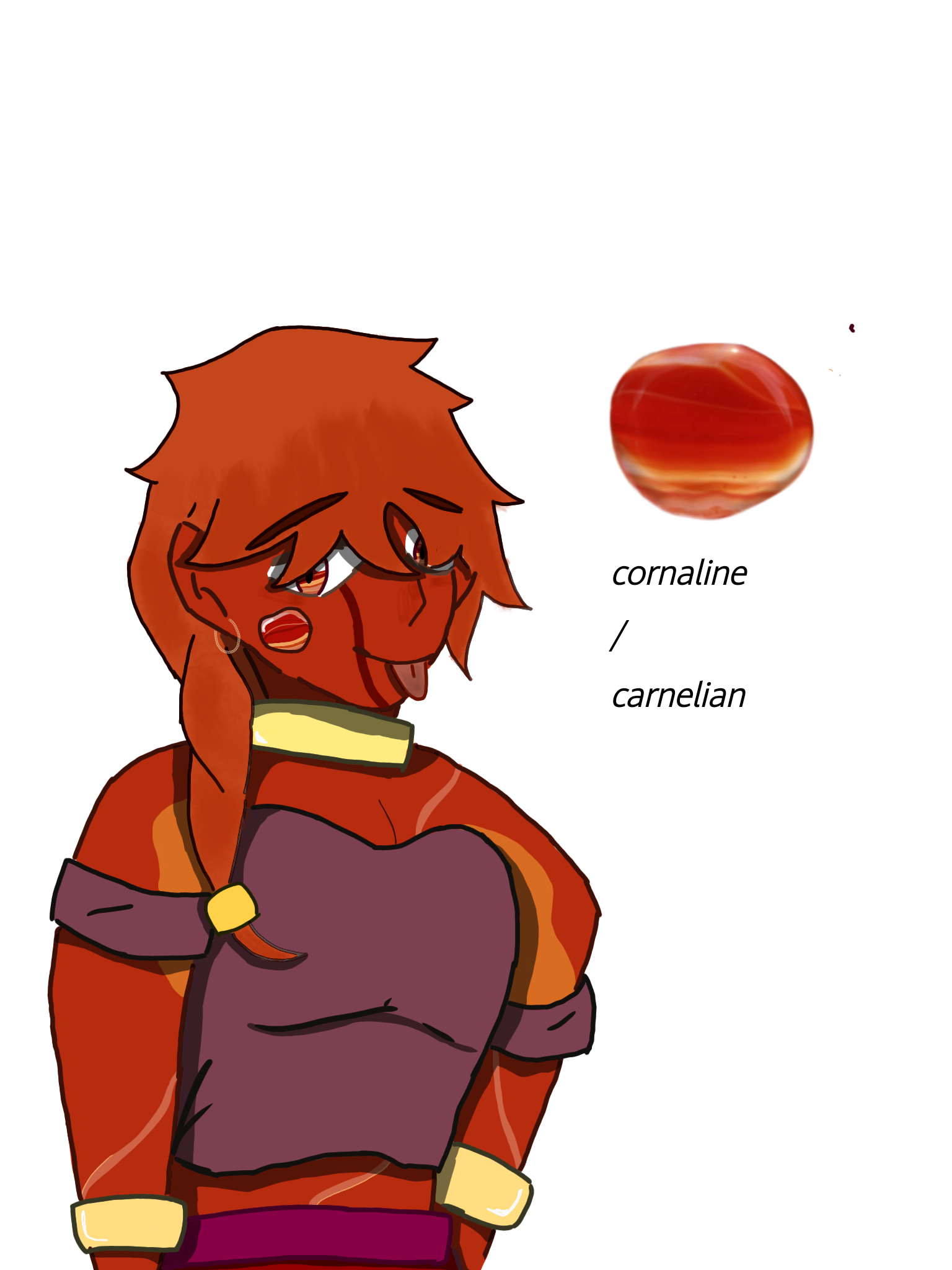 cornaline - carnelian - ibisPaint