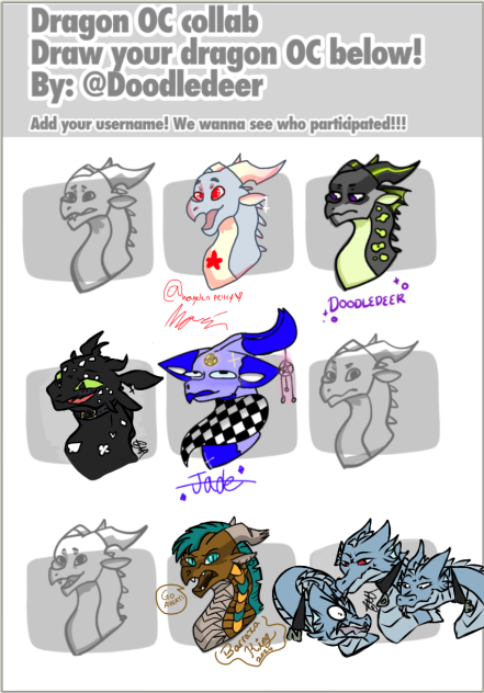 Dragon collab - ibisPaint