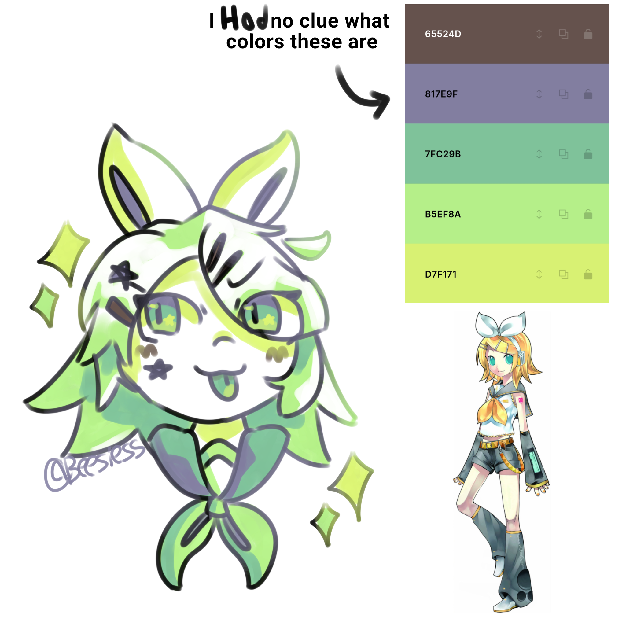 random color pallette challenge - rin - ibisPaint