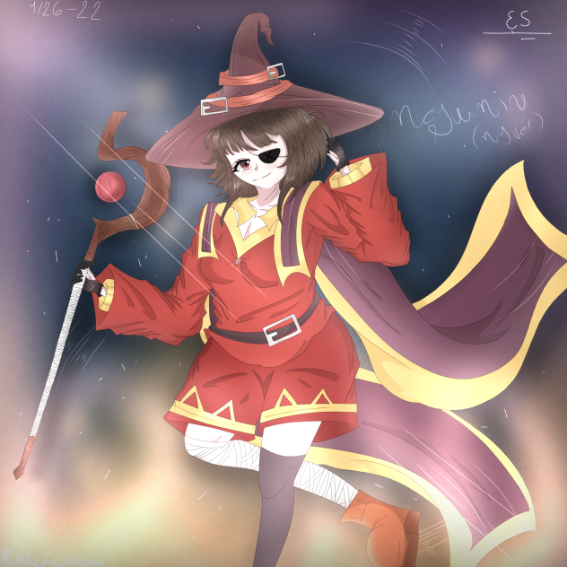 {Apr 27} - Roblox (Megumin) Drawing - ibisPaint