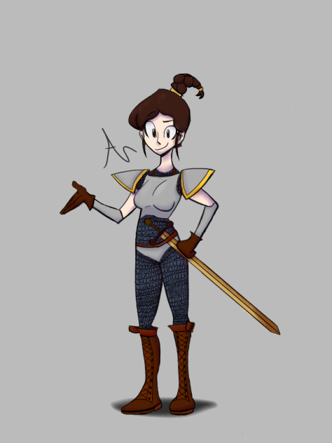 Charlotte (Full body) (shading test) - ibisPaint