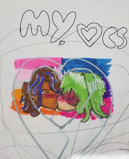 my ocs, lore will slowly be shown - ibisPaint