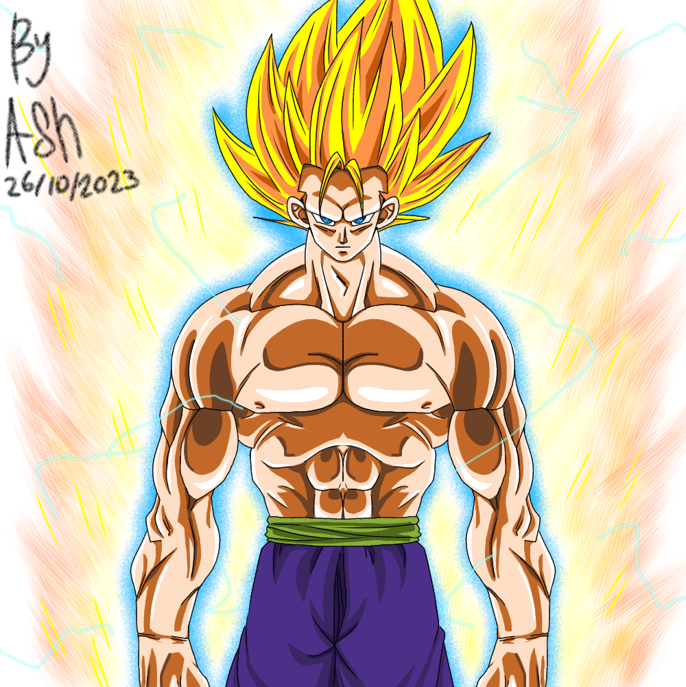 Trunks New form! transcended SSRage! - ibisPaint