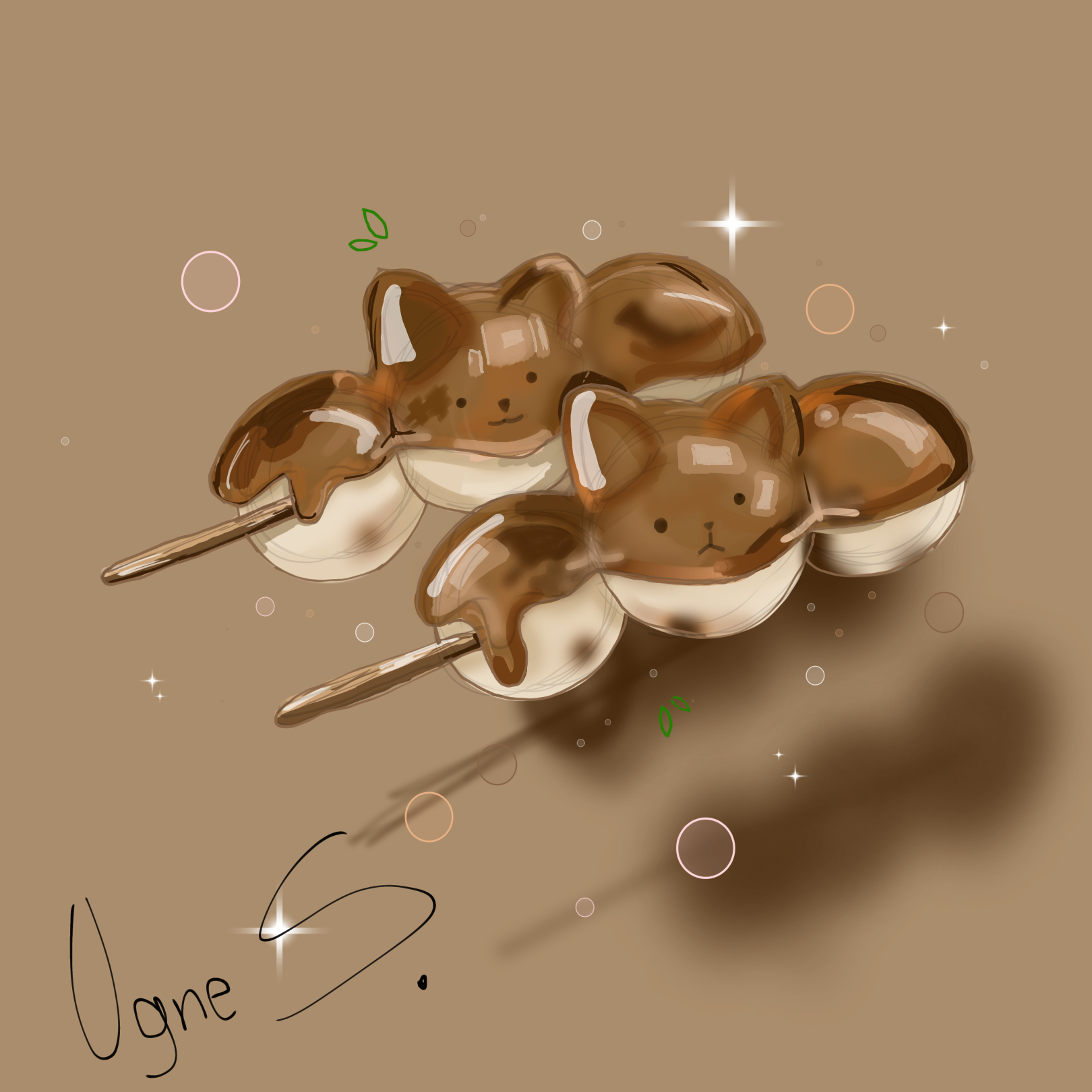 Caramelized marshmello🍢 - ibisPaint