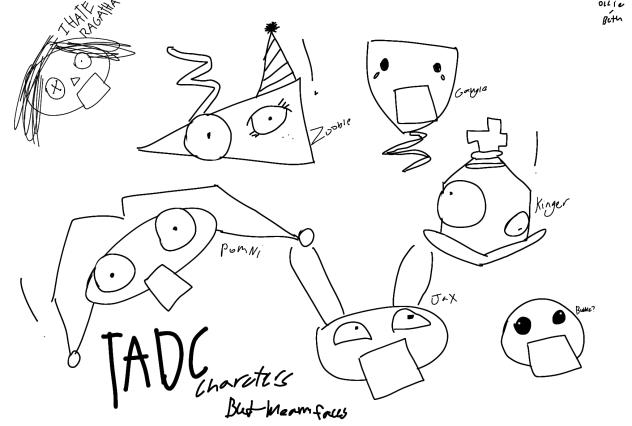 TADC but meam faces - ibisPaint