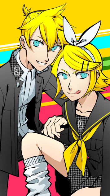 Rin and Len Yasogami High - ibisPaint