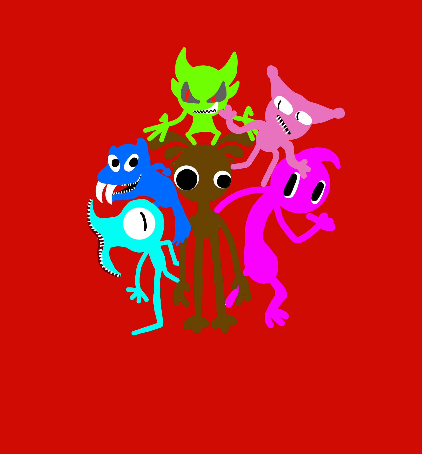 Rainbow Friends c.2 Fanmade characters - ibisPaint
