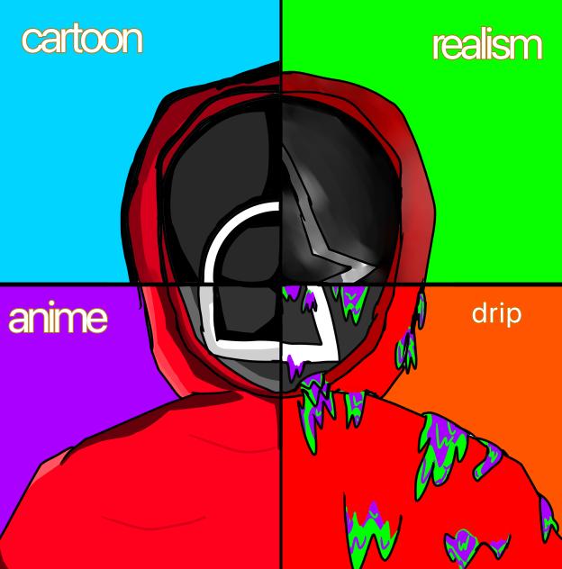 squid game guard 4 styles - ibisPaint