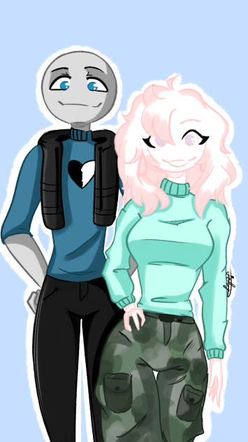 Your boyfriend & OC - ibisPaint