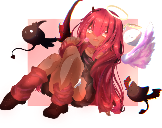 devil & angel ! - ibisPaint
