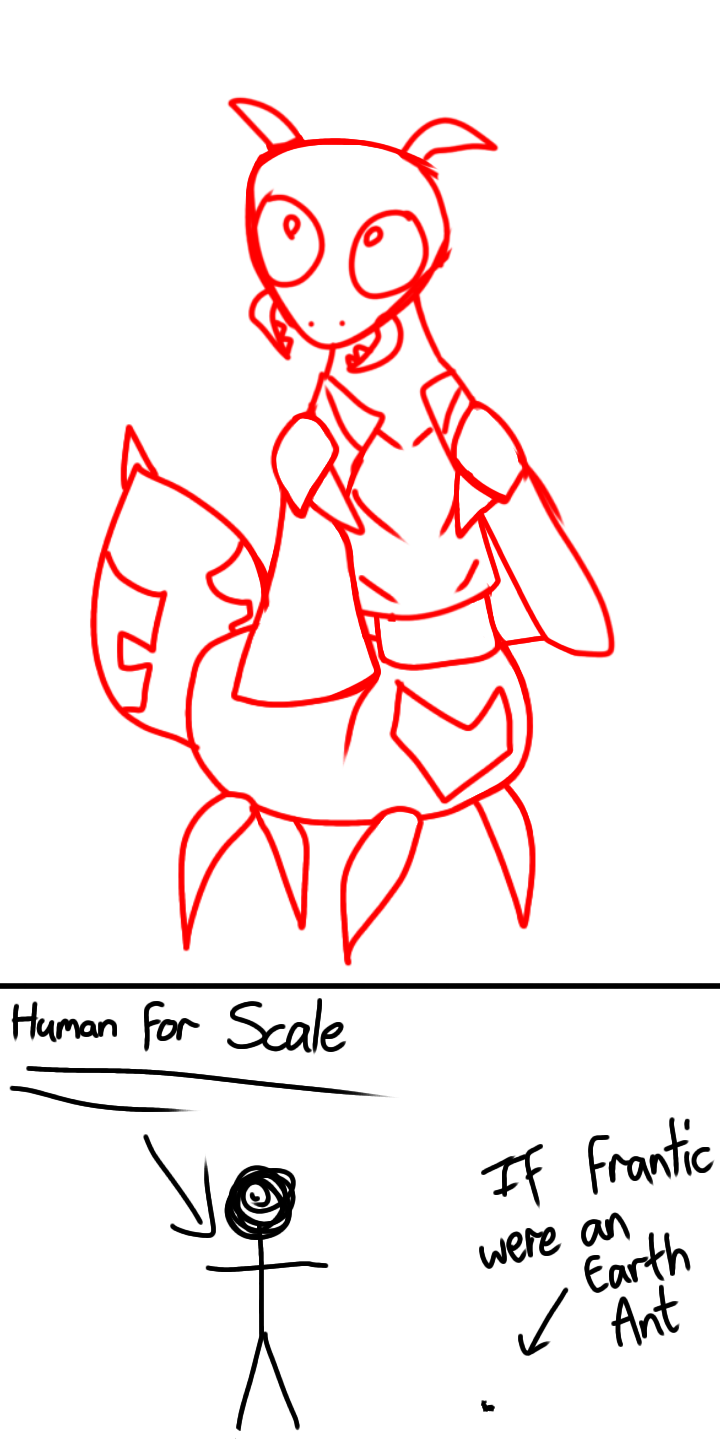 If Frantic were a human ant - ibisPaint