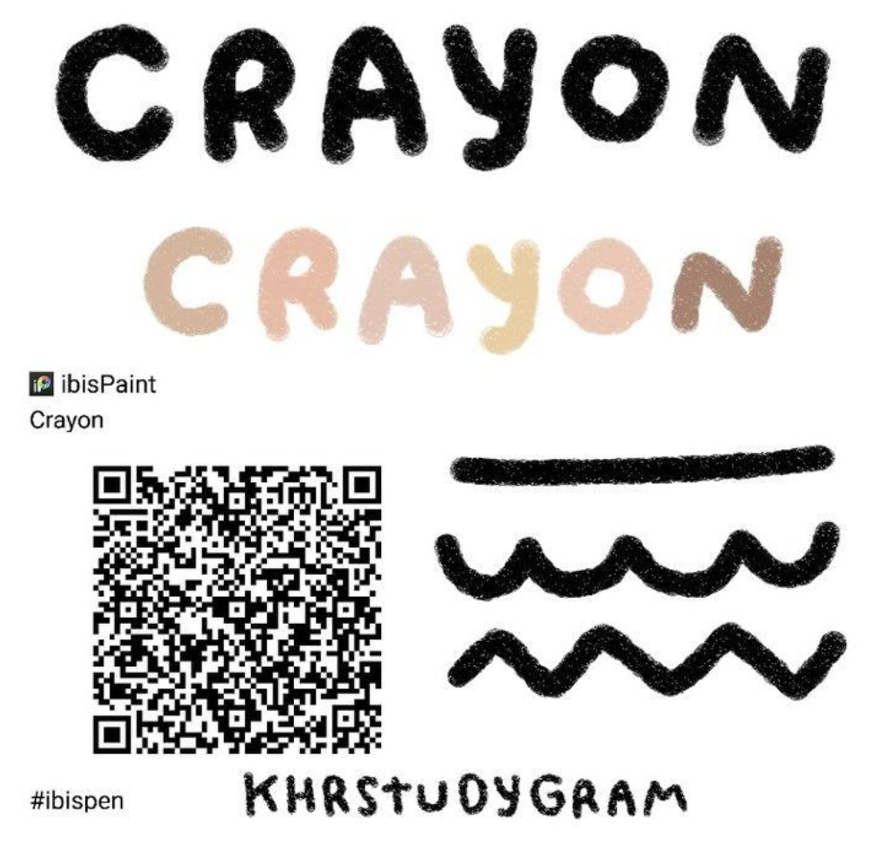crayon brush - ibisPaint