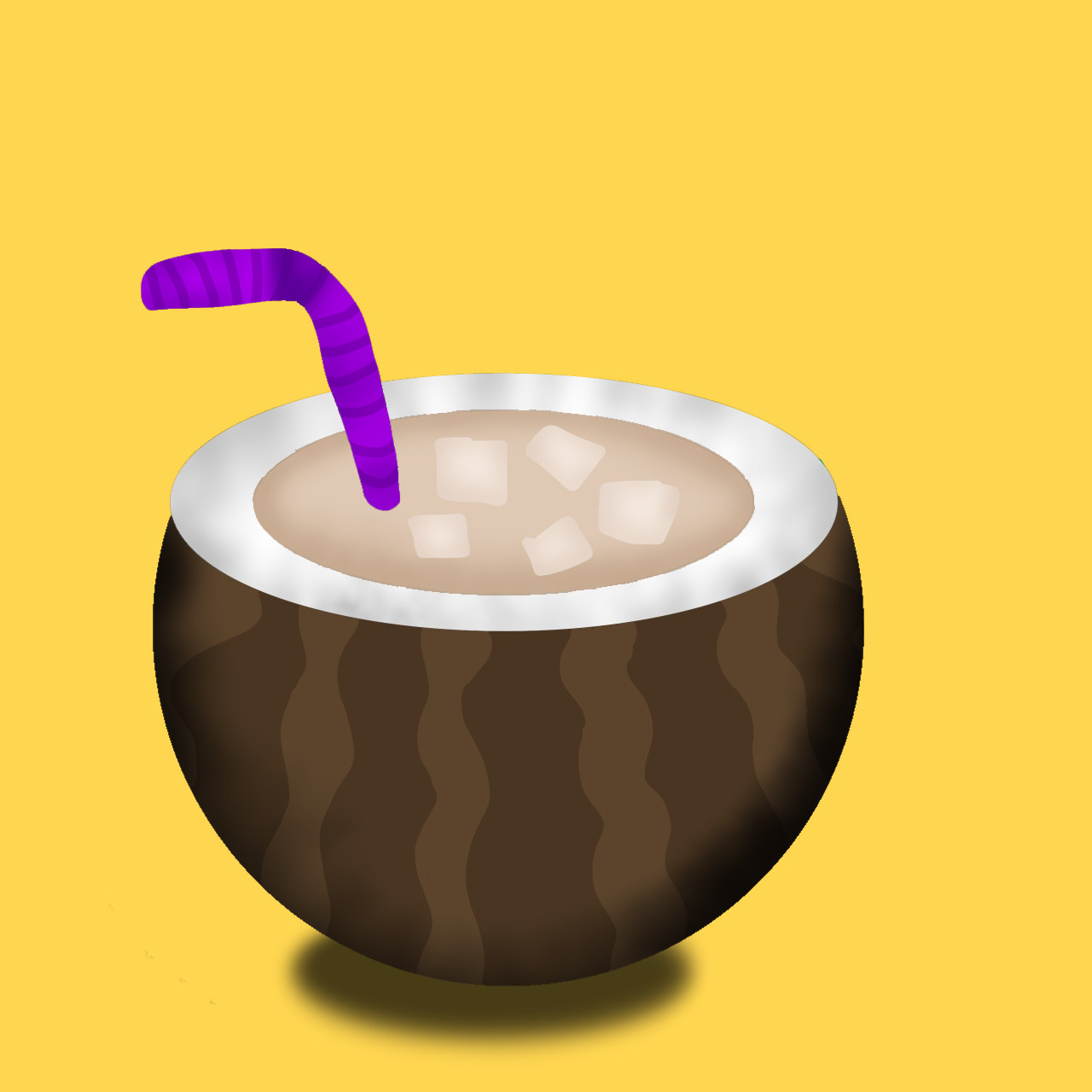 Coconut drink - ibisPaint